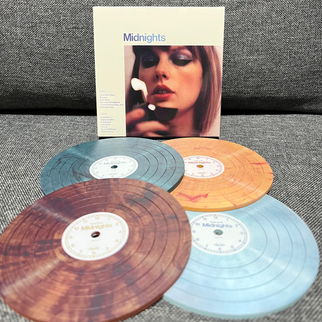 Taylor Swift Midnights coasters, Hobbies & Toys, Memorabilia ...