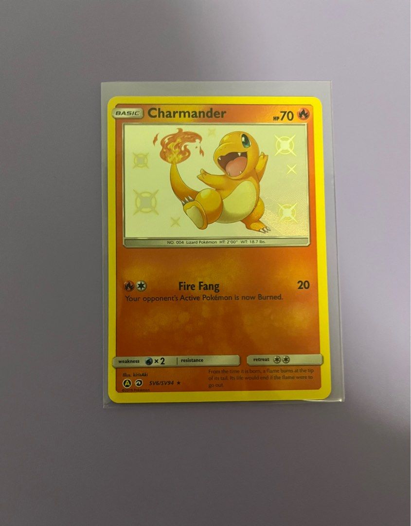 TCG PTCG Pokemon Card Shiny Baby Charmander, Hobbies & Toys, Toys ...