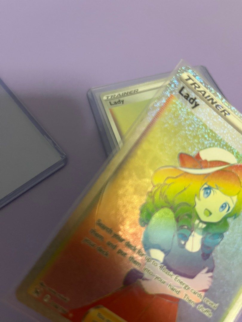 TCG PTCG Pokemon Card Trainer Waifu Lady Rainbow Rare Full Art, Hobbies & Toys, Toys & Games on ...