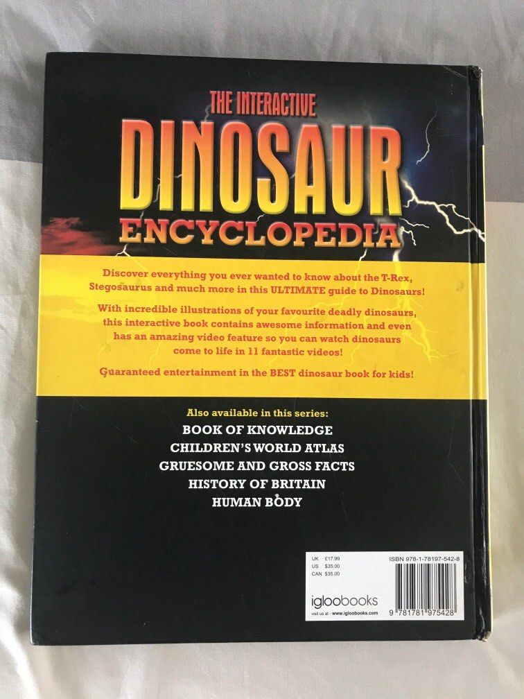 The Interactive Dinosaur Encyclopedia : Igloobooks, Hobbies & Toys ...