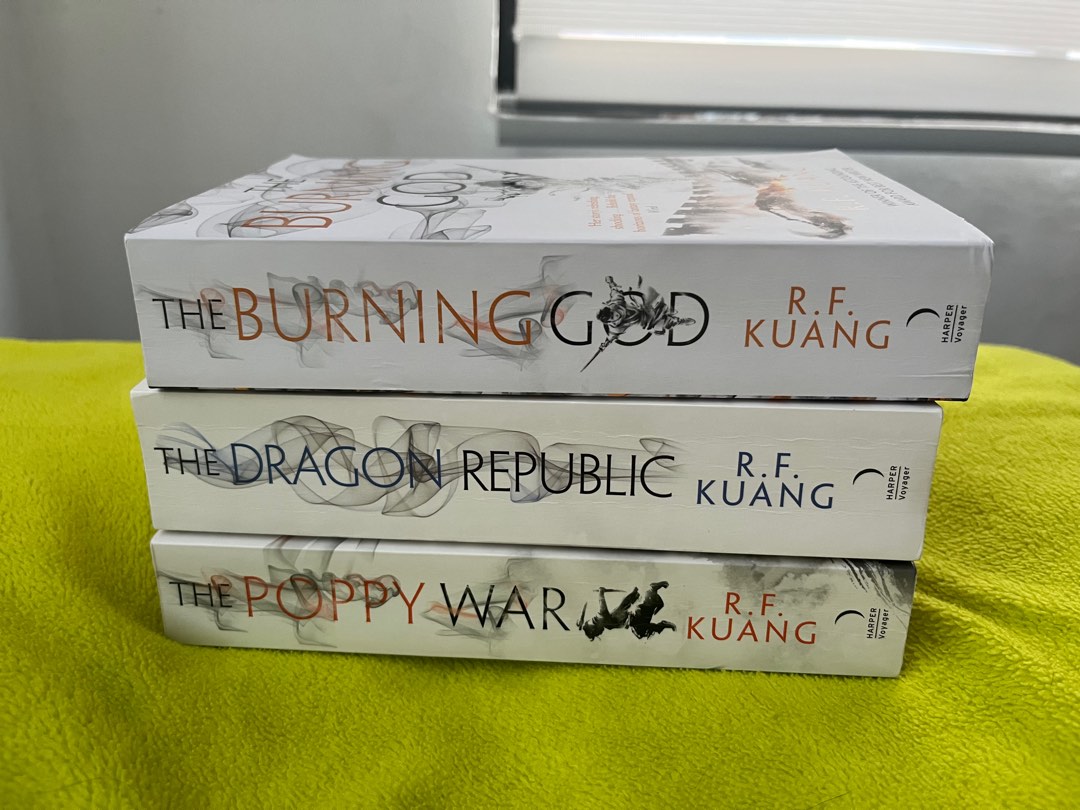 The poppy war trilogy RF Kuang (poppy war, dragon republic, burning god ...