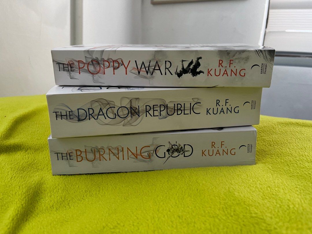 The poppy war trilogy RF Kuang (poppy war, dragon republic, burning god ...