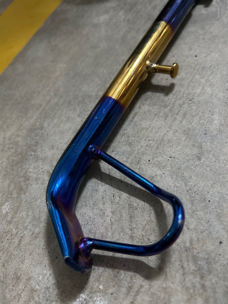 Titanium Rainbow Kick Stand, Motorcycles, Motorcycle Accessories on ...