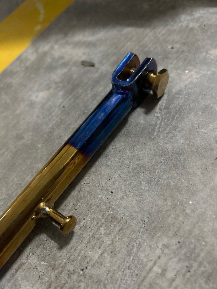 Titanium Rainbow Kick Stand, Motorcycles, Motorcycle Accessories on ...