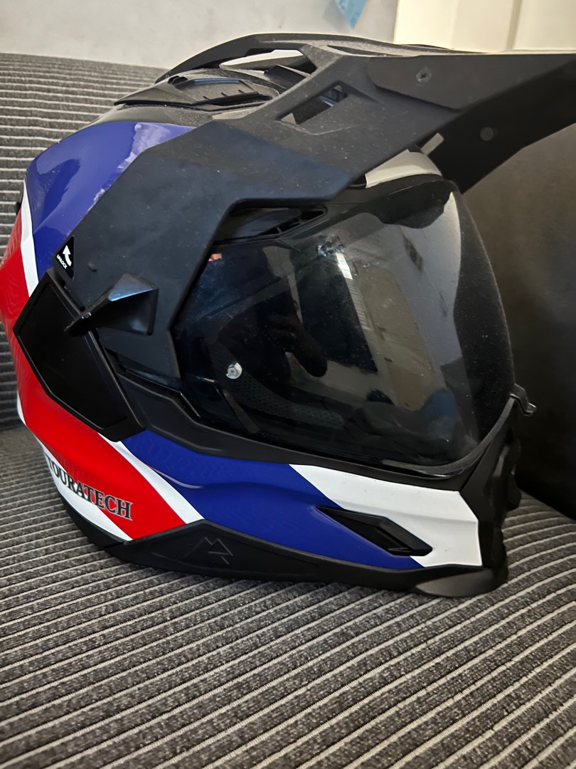 Touratech full face helmet, Motorcycles, Motorcycle Apparel on Carousell