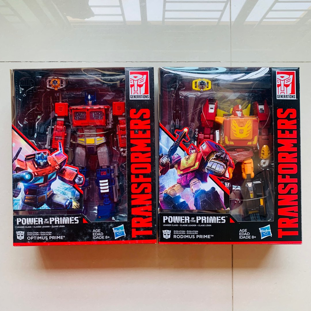 Transformers POTP Optimus / Rodimus Prime set, Hobbies & Toys, Toys ...