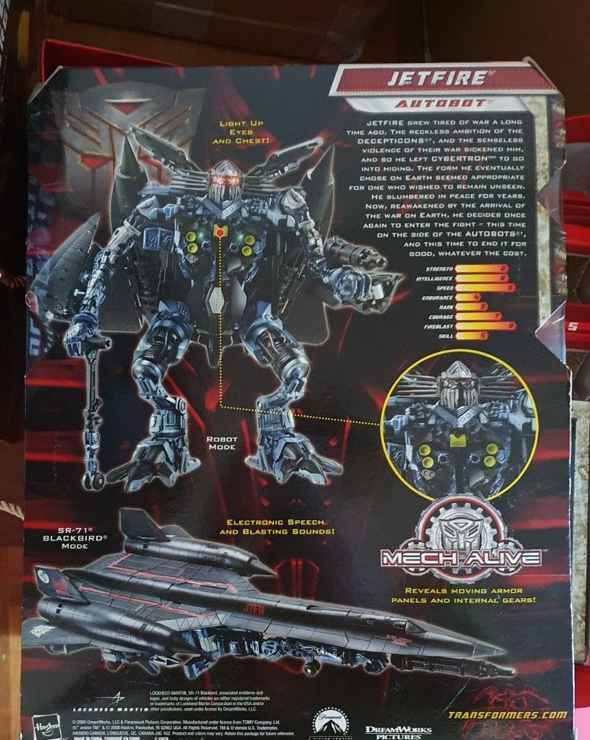 Transformers ROTF Bumblebee Megatron Ratchet Fallen Jetfire BNIB ...