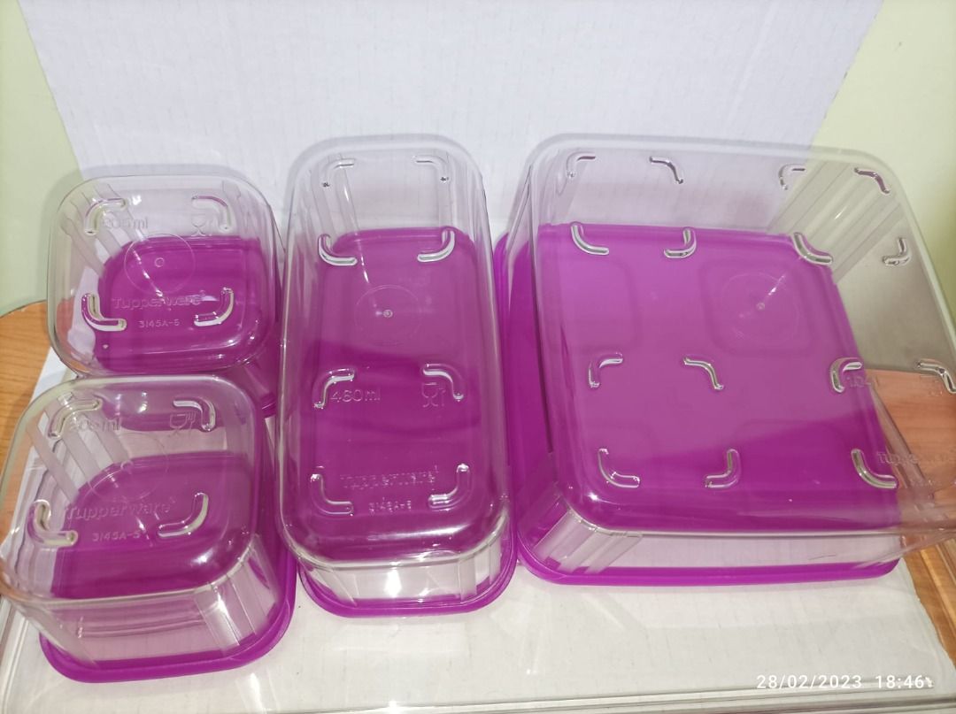 Tupperware clear mate set, Furniture & Home Living, Kitchenware ...
