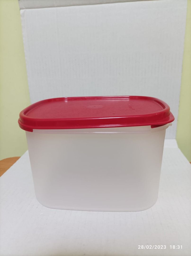 Tupperware modular mate mini rectangular 1.9L, Furniture & Home Living ...