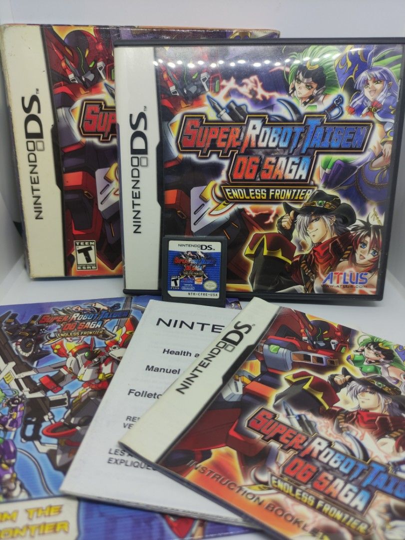 [Ultra Rare] NDS Super Robot Taisen Og saga Endless Frontier Ost ...