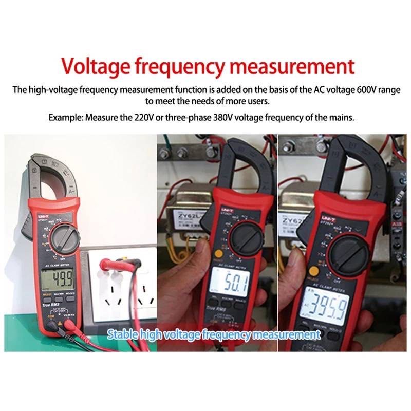 UNI-T UT204 Plus Digital Clamp Meter 400-600A AC/DC Current Tester True ...