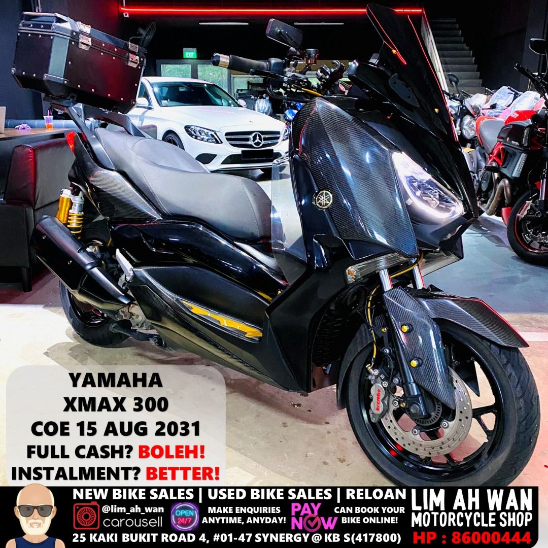 USED Yamaha XMAX 300 with OHLINS BREMBO CARBON, Motorcycles ...