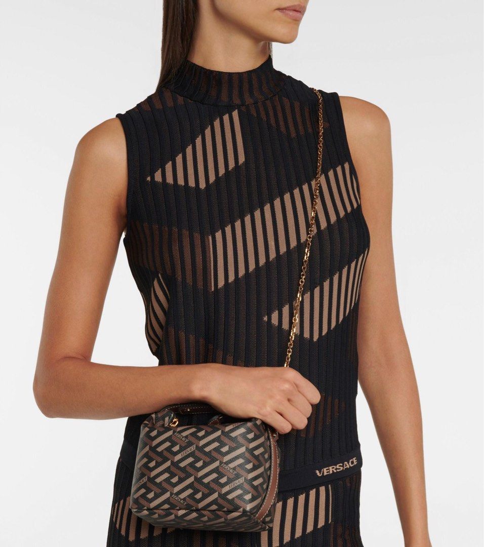 Versace la Greca Monogram, Luxury, Bags & Wallets on Carousell