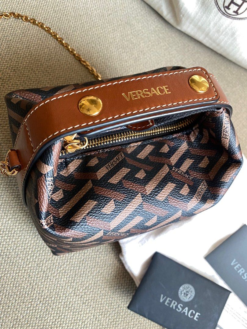 Versace la Greca Monogram, Luxury, Bags & Wallets on Carousell