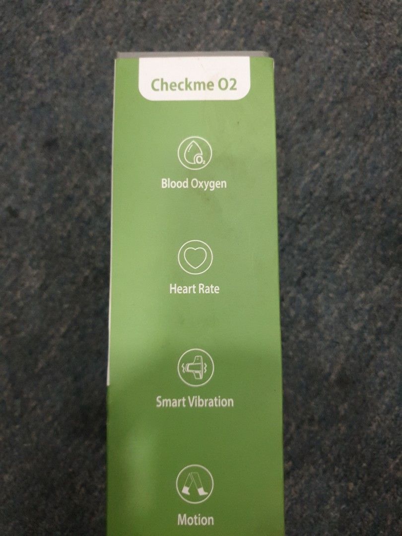 Viatom checkme O2 smart wrist pulse oximeter, Health & Nutrition ...