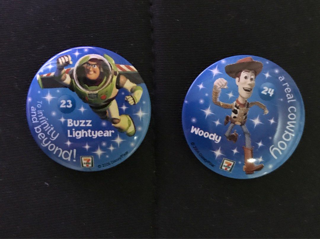 Vintage 7Eleven cartoon badge, Hobbies & Toys, Toys & Games on Carousell