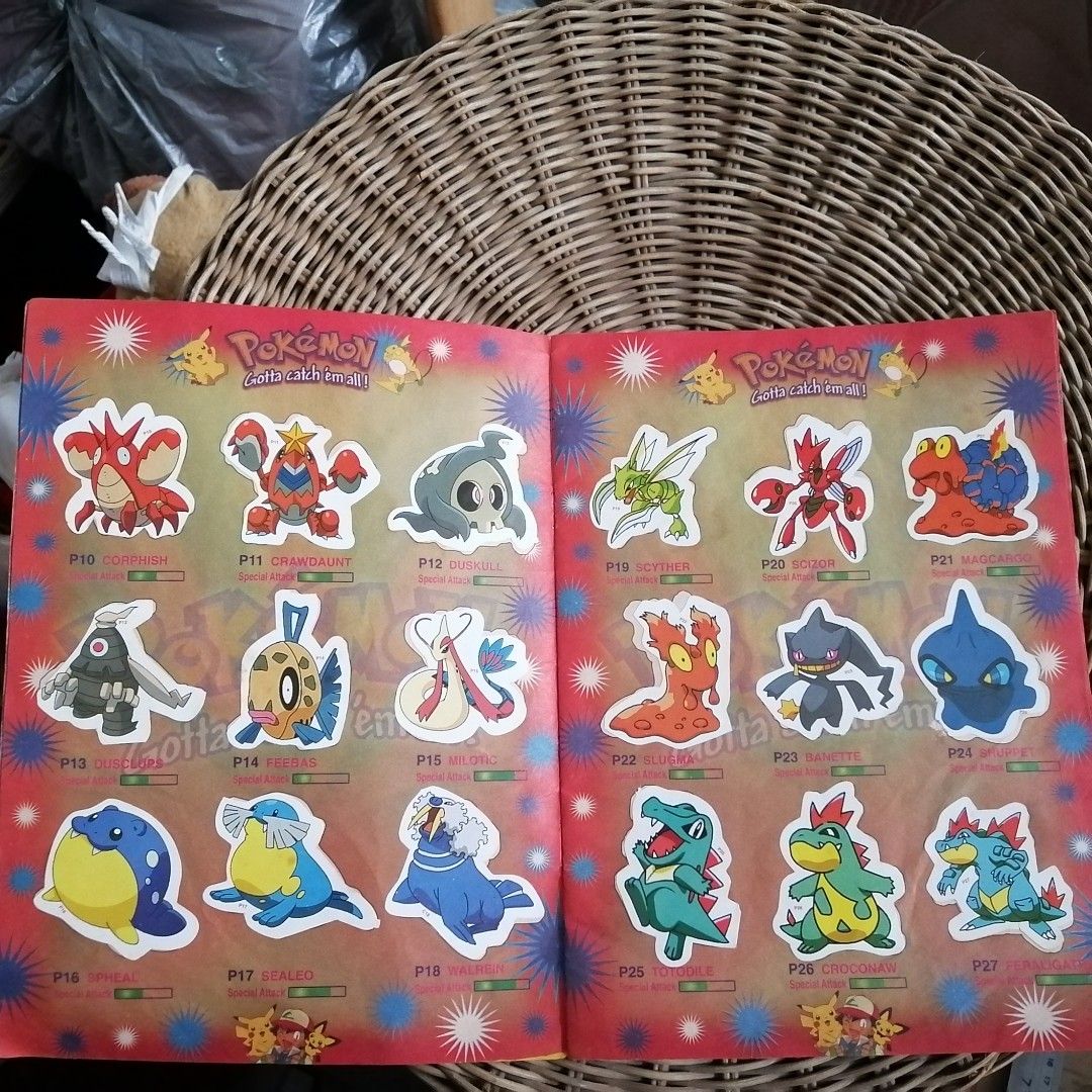Vintage Rare 80's-90's Pokemon Sticker Album Book #Vol. 2, Hobbies ...