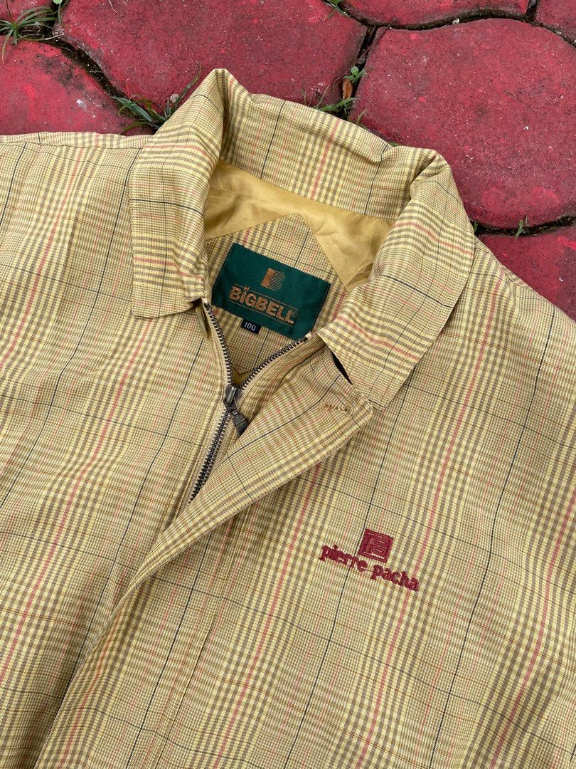 Vintage BigBell Pierre Pacha Mustard Harrington jacket, Men's Fashion ...