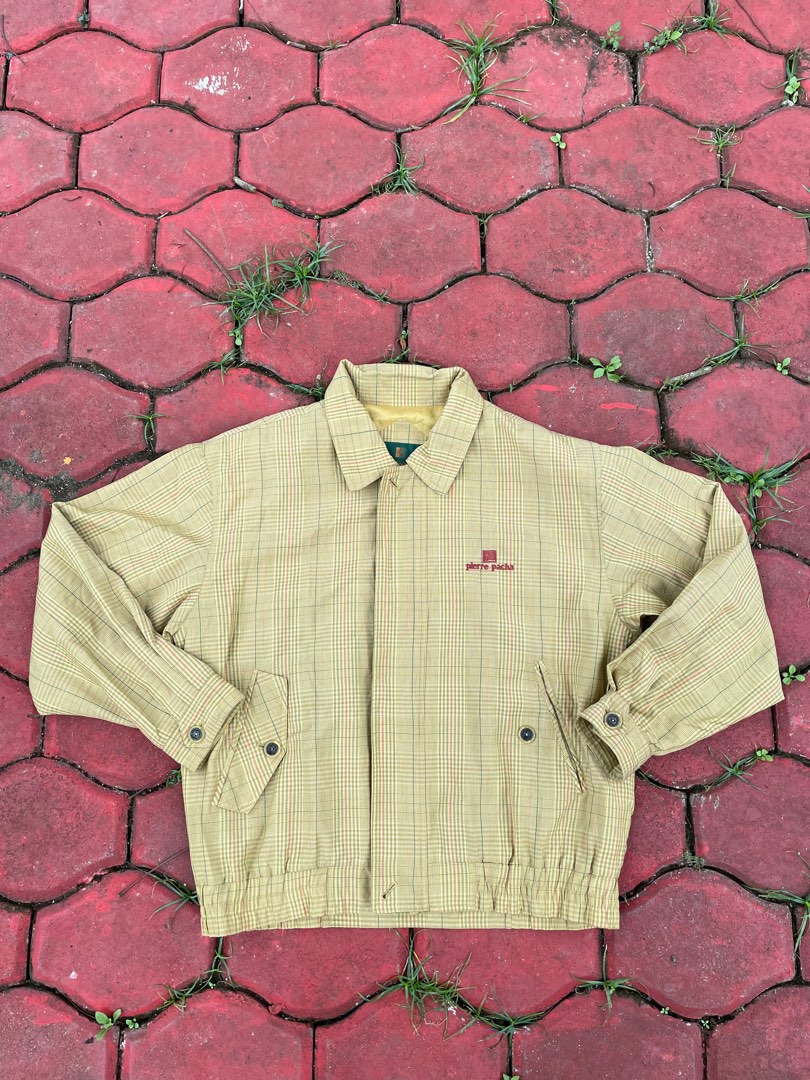 Vintage BigBell Pierre Pacha Mustard Harrington jacket, Men's Fashion ...