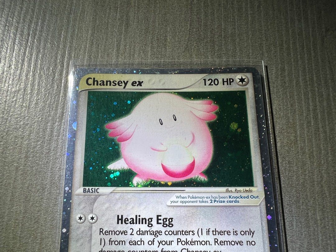 [Vintage] Ultra Rare Chansey ex Pokemon Card, Hobbies & Toys, Toys ...