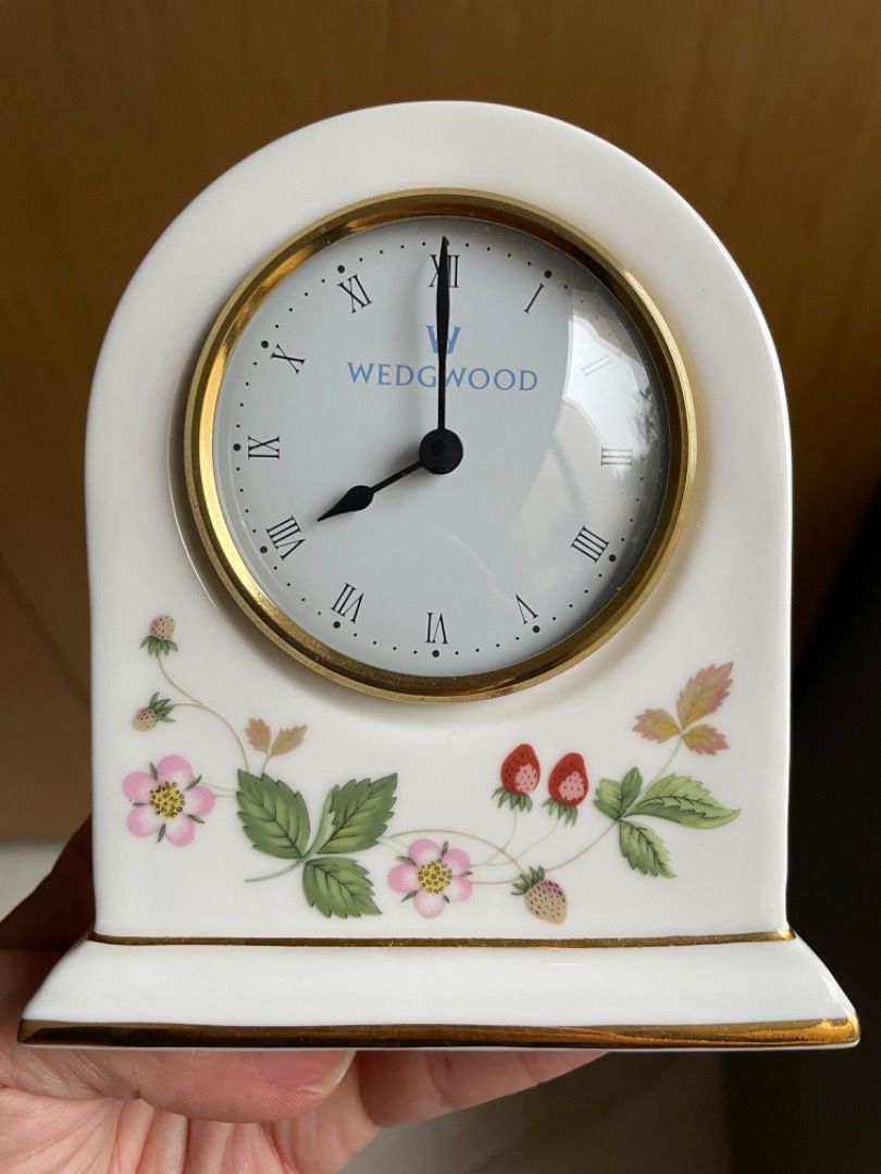 Wedgwood porcelain clock, Furniture & Home Living, Home Decor, Clocks ...