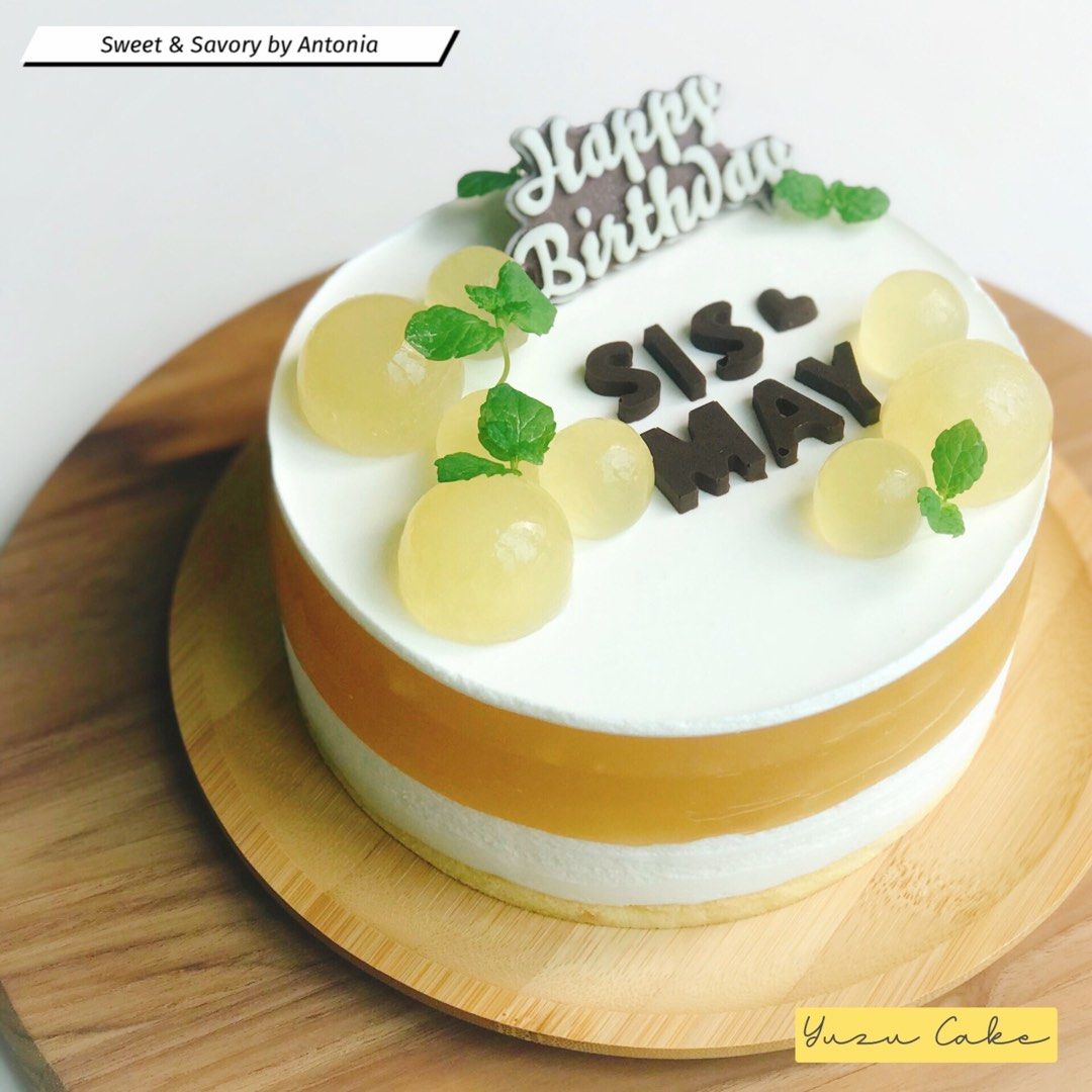 Yuzu Cake / Citron Cake / Lychee Cake / Pineapple Cake/ Peach Cake ...