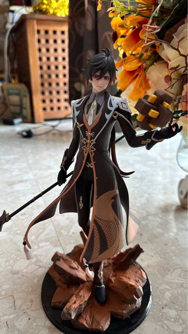Zhongli Genshin Impact Figurine, Hobbies & Toys, Toys & Games on Carousell