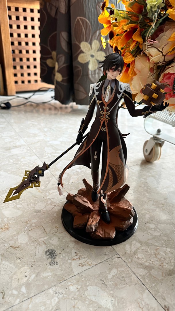 Zhongli Genshin Impact Figurine, Hobbies & Toys, Toys & Games on Carousell