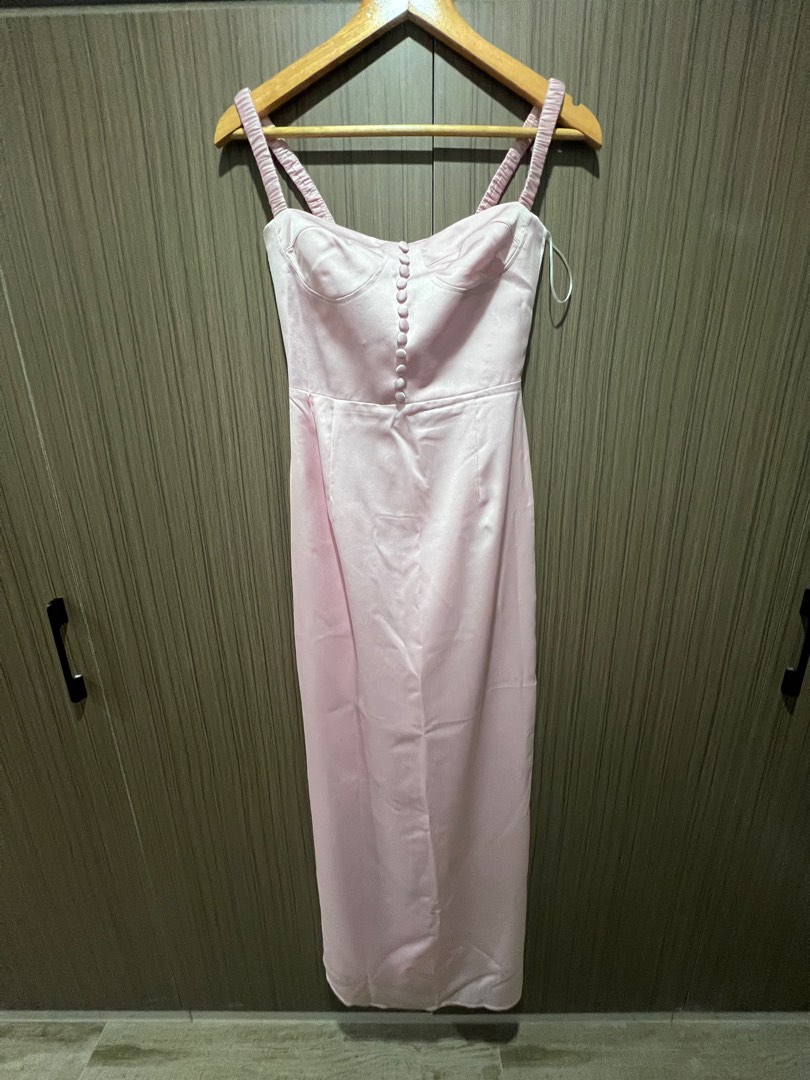 Zoo Label Light Pink Maxi Dress on Carousell
