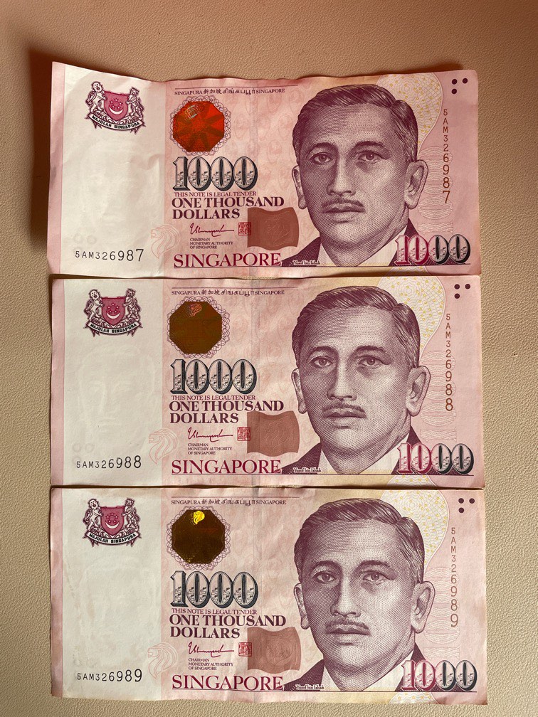 $1000 notes, Hobbies & Toys, Memorabilia & Collectibles, Currency on ...