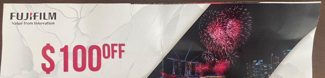 $100 Fujifilm Voucher for $50, Photography, Cameras on Carousell