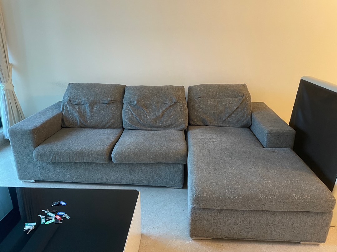 2.65meter 3 seated sofa, Furniture & Home Living, Furniture, Sofas on ...