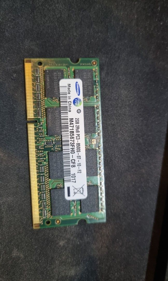 2GB DDR3 sodim RAM, Computers & Tech, Parts & Accessories, Computer ...