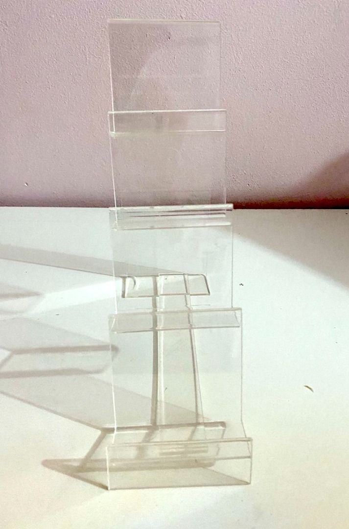 4-Tier Clear Acrylic Step Stair Display, Hobbies & Toys, Toys & Games ...