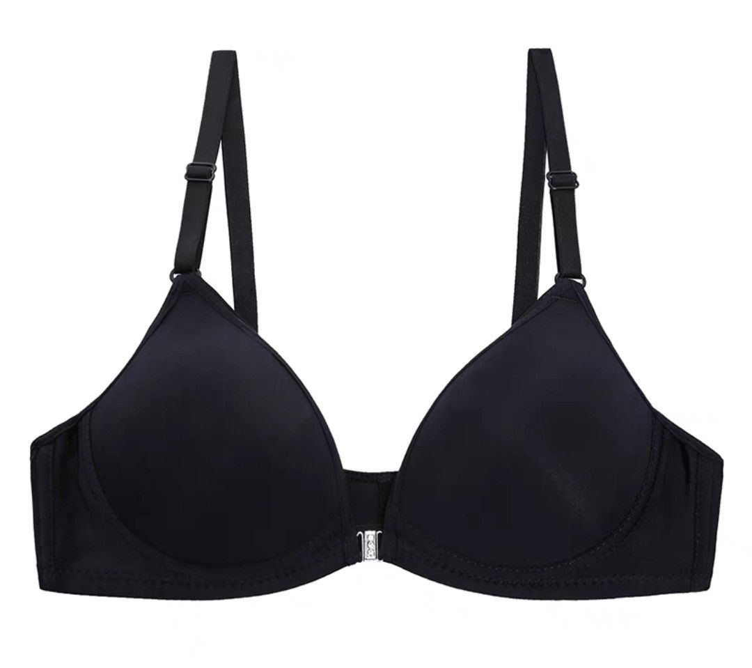 [7 color] Women front lock push up bra, Women's Fashion, New ...