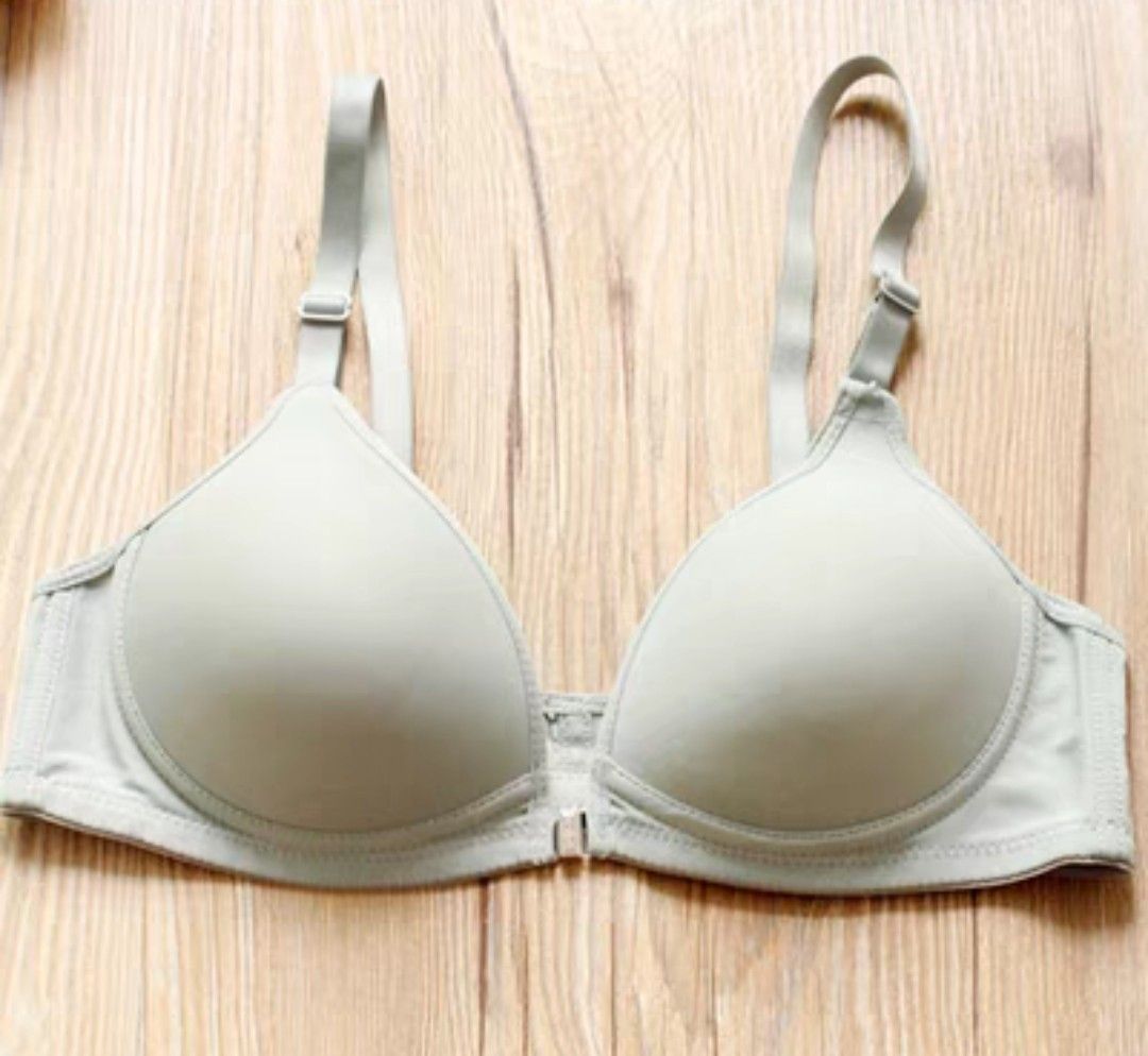 [7 color] Women front lock push up bra, Women's Fashion, New ...
