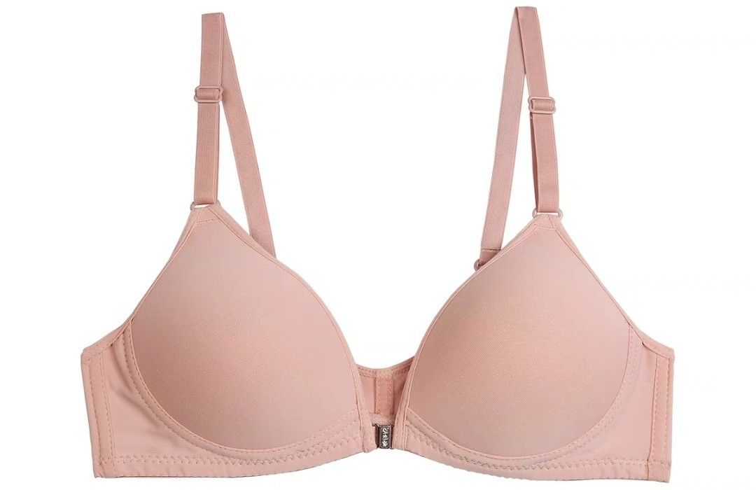 [7 color] Women front lock push up bra, Women's Fashion, New ...