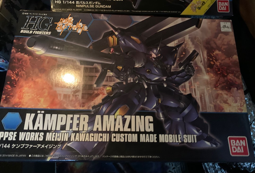高達模型 hg hgbf kampfer amazing 驚異京寶梵, 興趣及遊戲, 玩具 & 遊戲類 - Carousell
