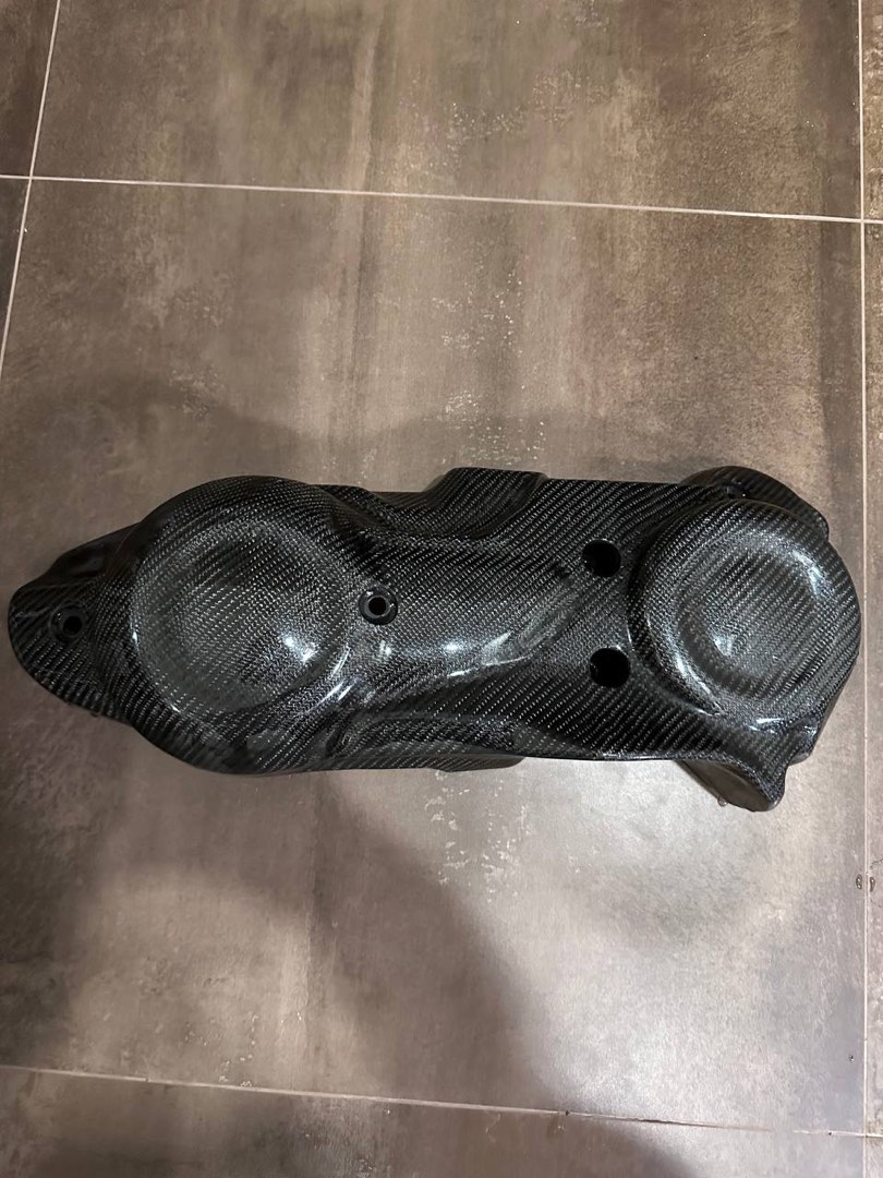 Aerox cvt carbon open pod cover, Motorcycles, Motorcycle Accessories on ...