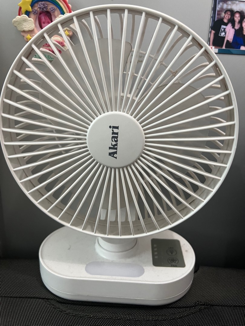 Akari LED Desk Fan on Carousell