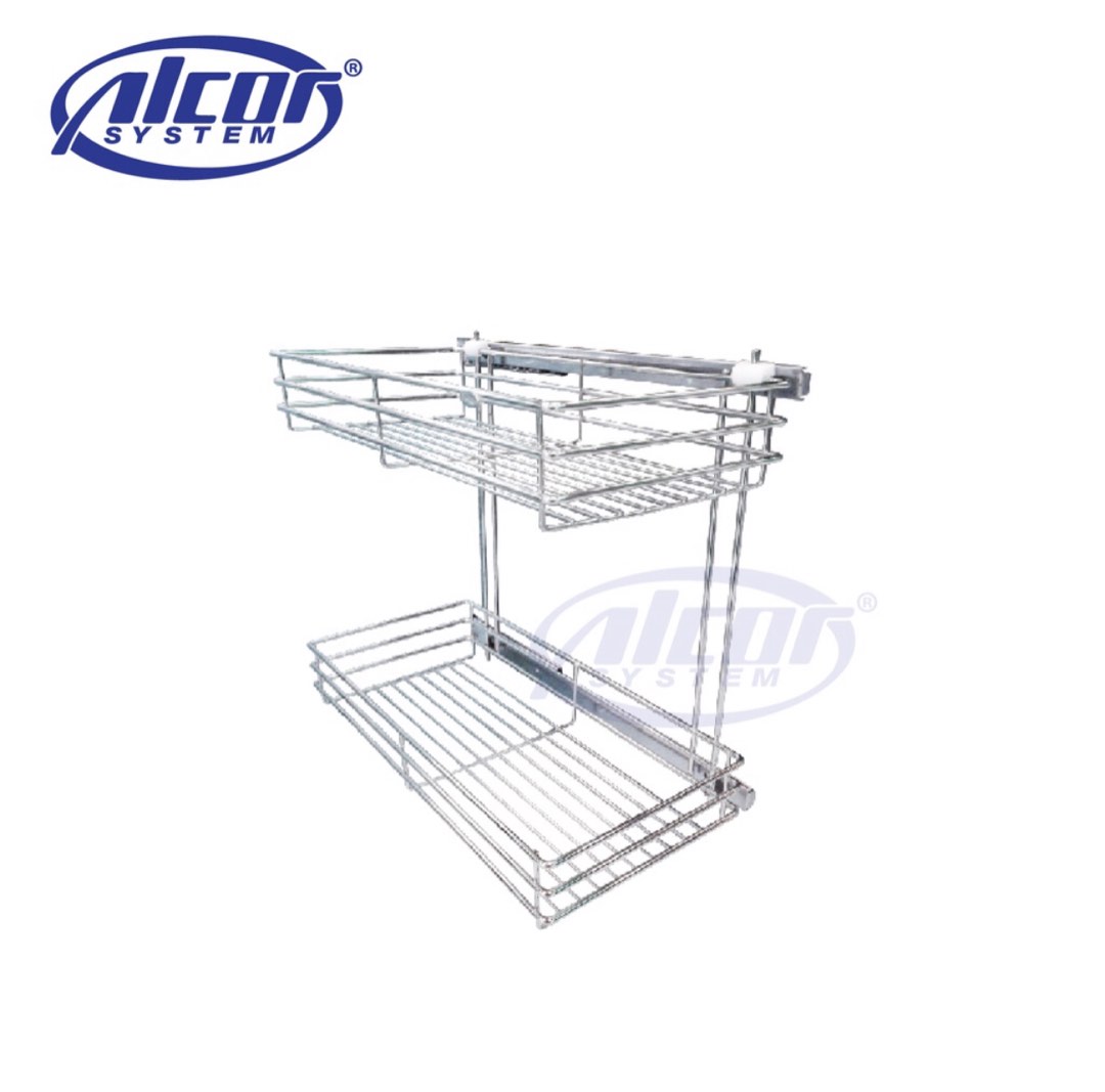 Alcor System 2 Tier Side Mounted Multi Purpose Pull Out Unit (W03.245 ...