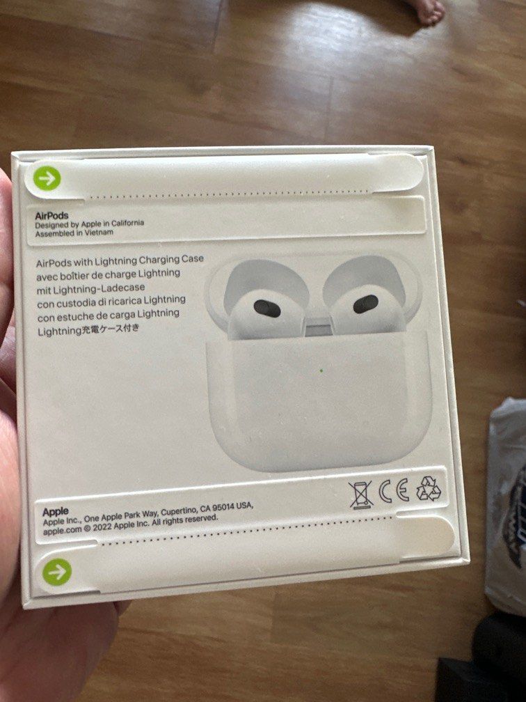 Apple Airpods Gen 3 Lightning Case, Audio, Earphones on Carousell
