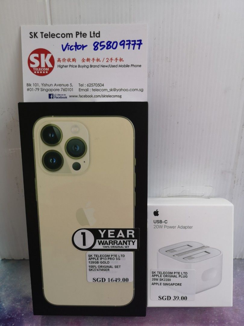APPLE IPHONE 13 PRO 5G 128GB GOLD (BRAND NEW), Mobile Phones & Gadgets, Mobile Phones, iPhone ...