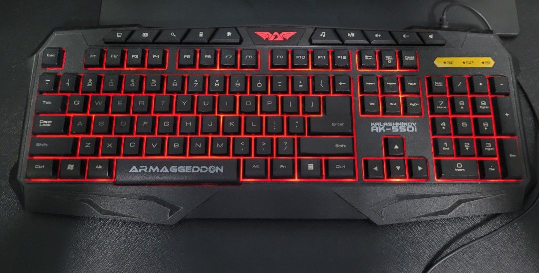 Armaggeddon gaming Keyboard, Computers & Tech, Parts & Accessories ...
