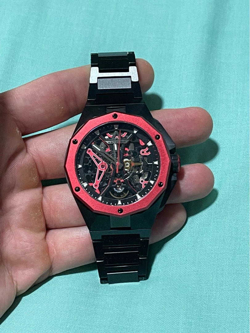 Astronic Apache Skeleton Red, Men's Fashion, Watches & Accessories ...