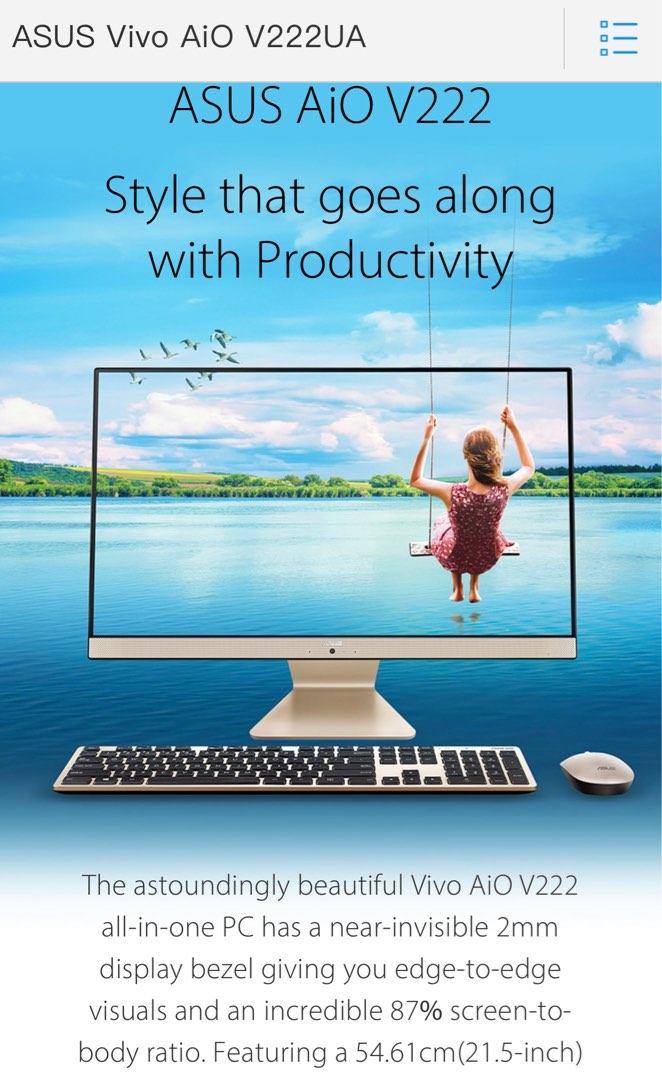 ASUS All in one PC, Computers & Tech, Desktops on Carousell