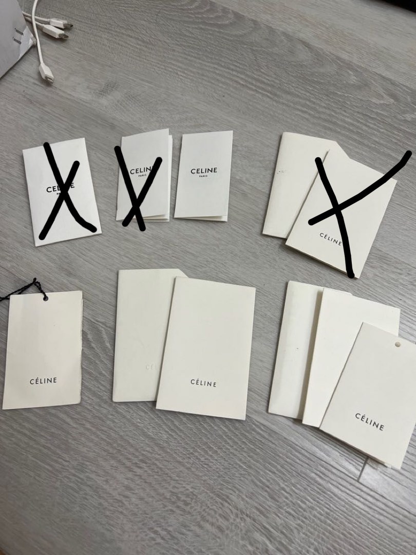 Authentic Brand New Celine Envelope Care Card, Luxury, Accessories on ...