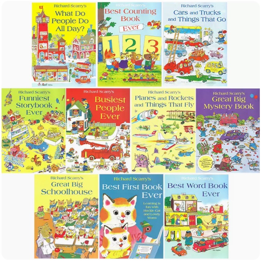 Authentic Richard Scarrys Best Collection Ever! - 10-book collection ...