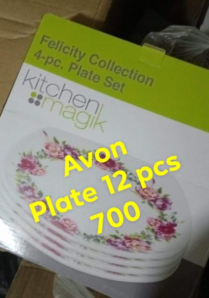 AVON plate set on Carousell