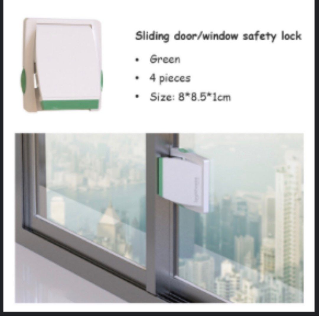 Baby safe for slide doors/ windows child lock, Babies & Kids, Baby ...